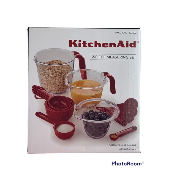 KitchenAid | Kitchen | Nib Kitchenaid 2piece Measuring Set Cups Spoons ...